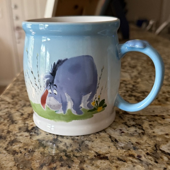 Disney | Accents | Disney Parks Ceramic Eeyore Blue Mug | Poshmark